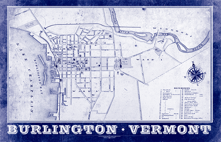 Burlington Vt Map