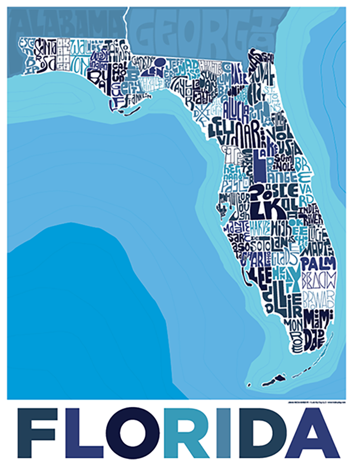 Florida State Maps Florida State Map Hi Res Stock Photography And