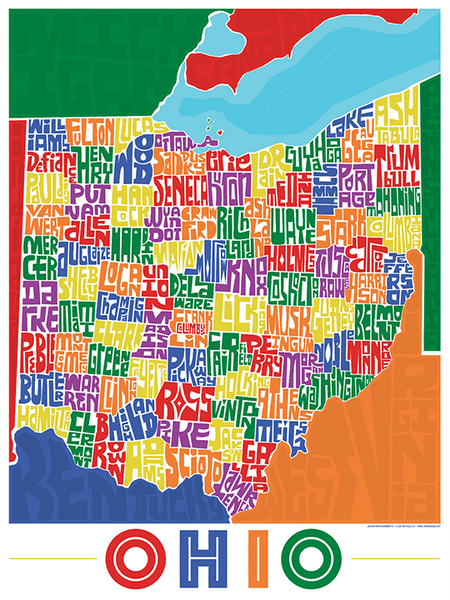 Ohio County Map With Cities Printable Ohio Maps | State Outline,