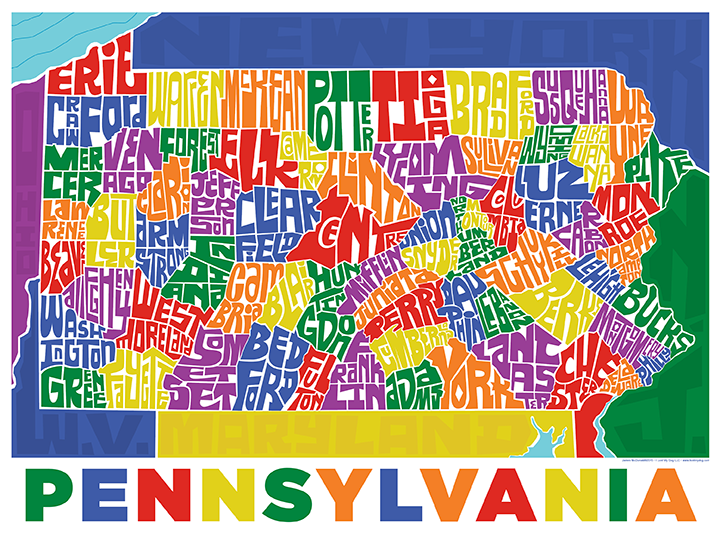 pa state line border