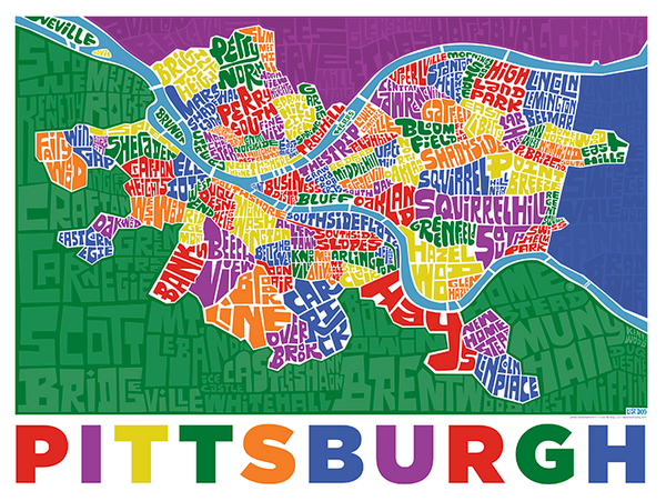 Map Of Pittsburgh Neighborhoods 30+ Pittsburgh Neighborhoods Stock