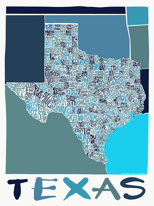 North Texas County Map With Cities Texas Map Store